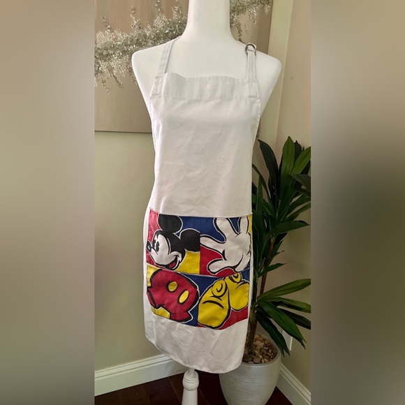 Disney | Other | Vintage Disney Mickey Mouse Apron Os | Poshmark